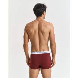 Gant Herren Trunk &raquo;TRUNK 3-PACK&laquo; 3 Stk. Mit elastischem Bund rot L, 3 Stk.