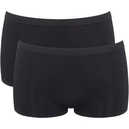 Sloggi Damen Sloggi Panty &raquo;GO Sense&laquo; 2er Pack, Santoni Rundstrick schwarz XL