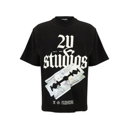 2y Studios Damen 2Y Studios T-Shirt &raquo;2Y Studios Herren Razor Oversize Tee&laquo; 1 Stk. XS
