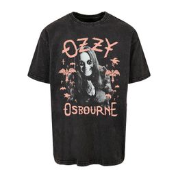 Merchcode T-Shirt &raquo;Ozzy Osbourne - Pink Bat Acid Washed Oversize Tee&laquo; 1 Stk. black XL XL Oversize-Schnitt, regul&auml;re L&auml;nge f&uuml;r lockeren Sitz