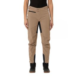 Vaude Softshellhose &raquo;Women's Qimsa Softshell Pants II&laquo; f&uuml;r Radsport und Outdoor-Aktivit&auml;ten, mit Reflexelementen oat 44 Softshellhose f&uuml;r Radsport...