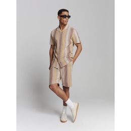NO EXCESS Herren NO EXCESS Chinohose &raquo; Jersey-Shorts&laquo; gelb XL