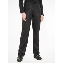 Calvin Klein Jeans Lederimitathose &raquo;COATED MILANO HR STRAIGHT&laquo; Ck Black S (36) - N-Gr N-Gr S (36) Hose von Calvin Klein Jeans