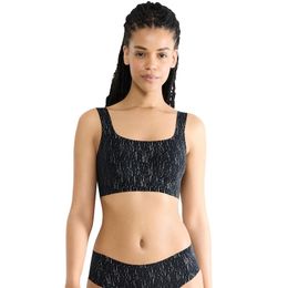 Sloggi Damen Sloggi Bustier &raquo;ZERO Feel 2.0&laquo; nahtlos, herausnembare Pads, Microfaser schwarz S, N-Gr