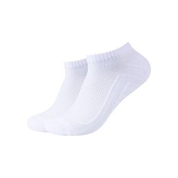 Camano Damen Kurzsocken &raquo;ca-soft&laquo; 6 Stk. tlg. mit verst&auml;rktem Zehenbereich wei&szlig; 43-46