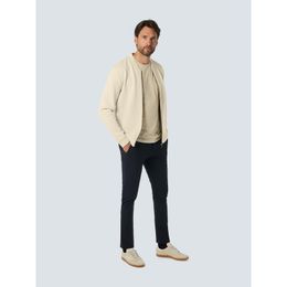 NO EXCESS Herren NO EXCESS Sweater &raquo; Stylische Weste mit Bomberkragen und Piqu&eacute;-Material&laquo; beige M