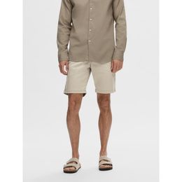 Selected Herren Selected Chinoshorts &raquo;SLHSLIM-MILES FLEX SHORTS NOOS&laquo; beige M, N-Gr