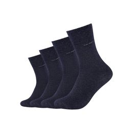 Camano Herren Socken &raquo;ca-soft&laquo; 4 Paar, 4 Paar tlg. mit verst&auml;rktem Fersen- und Zehenbereich blau 39-42