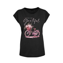 CLOUD 5IVE T-Shirt &raquo;Ladies Grateful/Bike01 Tee&laquo; 1 Stk. black S S Lockerer Schnitt, regul&auml;re L&auml;nge