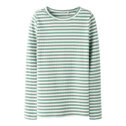 name it M&auml;dchen Langarmshirt &raquo;NKFSURAJA XSL LS TOP NOOS&laquo; toller Ringel-Look in gerippter Qualit&auml;t 158/164