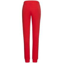 H.I.S. H.I.S Damen Sweathose aus weicher Sweatware und mit Ankerstickerei, Loungewear rot 32/34, N-Gr