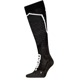 Head Herren Socken mit ergonomischer Passform schwarz 35-38