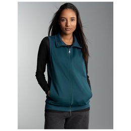 TRIGEMA Damen Steppweste &raquo;TRIGEMA Weste aus bequemem Sweat-Material&laquo; 1 Stk. blau XL