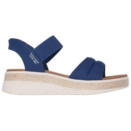 Skechers Damen Sandale &raquo;BOBS SUN RAY&laquo; , Keilsandale, Sandalette, Plateausandale mit Plush Foam blau 41
