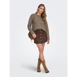 Only Damen Only Minirock &raquo;ONLAMAZING-STINA FAUX SUEDE SKIRT PNT&laquo; L