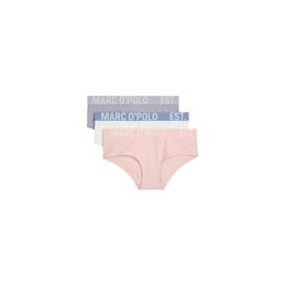 Marc O'Polo Marc O'polo Damen Marc O'Polo Panty &raquo;Essentials&laquo; 3er Pack, Baumwollmix, atmungsaktiv, Logo-Bund, h&uuml;ftiger Sitz, weich, elastisch XS