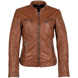 Mauritius Damen Lederjacke &raquo;MWJanka&laquo; braun S Trachtenmode