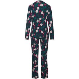 s.Oliver Damen s.Oliver Pyjama Set, 2 tlg. im klassischen Stil blau 44/46