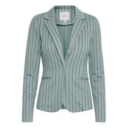 Ichi Blazer 'RUTI BL9' Damen Gr&ouml;&szlig;e 44 cyanblau / schwarz