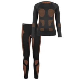 Normani Base Layer male Orange, Black size L/XL
