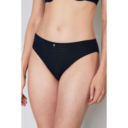 JOOP! Damen JOOP! Slip &raquo;Simplicity&laquo; elegante Rippstruktur, elastischer Bund blau 40
