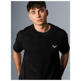 TRIGEMA Herren T-Shirt &raquo;TRIGEMA Oversized T-Shirt in Waffeloptik&laquo; 1 Stk. schwarz XL