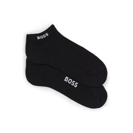 BOSS Damen BOSS Sneakersocken &raquo;2P AS Logo CC W&laquo; Packung, 2er Pack, 2 Paar tlg. mit Logoschriftzug schwarz 39-42