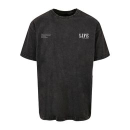 Merchcode T-Shirt &raquo;Herren Life Acid Washed Oversized Tee&laquo; 1 Stk. black S S Vielseitige T-Shirts f&uuml;r jeden Anlass