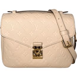 Louis Vuitton Crossbody Bags - Louis Vuitton Pochette Metis MM Monogram Empreinte - Gr. unisize - in Beige - f&uuml;r Damen