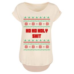 F4NT4STIC Long Cut T-Shirt Ho Ho Holy in Whitesand | Gr.: S