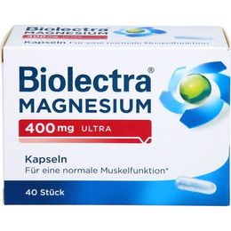 HERMES Arzneimittel Biolectra Magnesium 400 mg ultra Kapseln 40 St