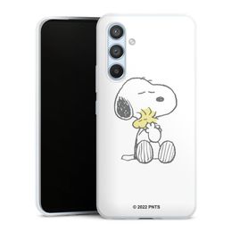 DeinDesign Galaxy A54 5G Handy Slim Case Silikon Handyh&uuml;lle transparent H&uuml;lle extra d&uuml;nn Snoopy Love Peanuts Silikon Slim Case