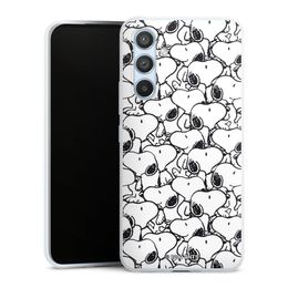 DeinDesign Galaxy A54 5G Handy Slim Case Silikon Handyh&uuml;lle transparent H&uuml;lle extra d&uuml;nn Peanuts Snoopy Muster Silikon Slim Case