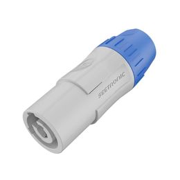 Seetronic SAC3MCB - Indoor P-Con Kabelstecker, Verl&auml;ngerung-OUT, grau