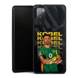 DeinDesign Galaxy S20 FE 5G Handy Silikon H&uuml;lle Case schwarz Handyh&uuml;lle Borussia Dortmund Bvb Gregor Kobel