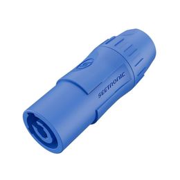 Seetronic SAC3MCA - Indoor P-Con Kabelstecker, Verl&auml;ngerung-IN, blau