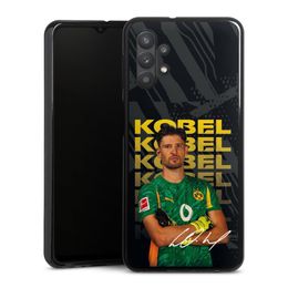 DeinDesign Galaxy A32 5G Handy Silikon H&uuml;lle Case schwarz Handyh&uuml;lle Borussia Dortmund Bvb Gregor Kobel