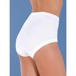 w&auml;schepur Taillenslip W&Auml;SCHEPUR, Damen, Gr. 42, 5 Stk., wei&szlig;, 100% Baumwolle, Unterhosen Taillenslip