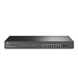 TP-LINK JetStream TL-SG3210XHP-M2 V1 8-Port 2.5GBASE-T L2+ Managed PoE+ Switch mit 2 10G-SFP+-Slots