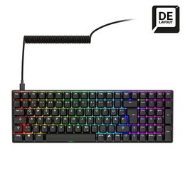 Sharkoon SKILLER SGK50 S2 PBT - Black Gaming-Tastatur, Gateron G Pro 3.0 Yellow