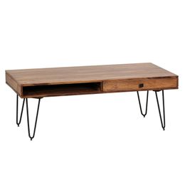 Wohnling WL1.513 Couchtisch BAGLI Massivholz Sheesham 60 cm x 110 cm x 40 cm