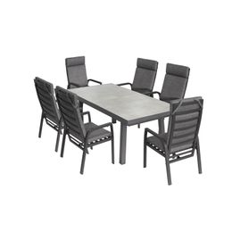 bellavista - Home & Garden&reg; Dining-Set &raquo;Ontario/Kansas&laquo;, 7-teilig, mit Ausziehfunktion 100391102