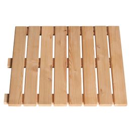 Holzfliesen Bm Massivholz, beige (natur), B:500mm L:500mm, Holzwerkstoff, Hartbodenbel&auml;ge, L&auml;rche, 50x50 cm, 20m&sup2;