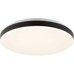 Brilliant LED Deckenleuchte "Livio", wei&szlig;, 1, &Oslash; 28,5cm H: 6,5cm, 1 Stk., Leuchten, 3000 Kelvin, wei&szlig;/schwarz, LED Deckenleuchte