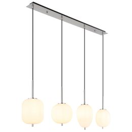 Globo BLACKY H&auml;ngeleuchte Nickel-Matt, 4-flammig