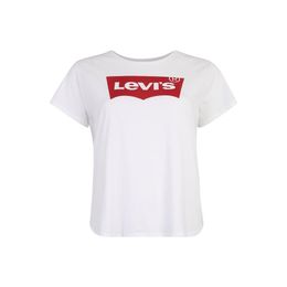 LEVI'S&reg; PLUS Levi's Plus T-Shirt 'The Perfect Tee ' Damen Gr&ouml;&szlig;e XXXL Gro&szlig;e Gr&ouml;&szlig;en rot / wei&szlig;
