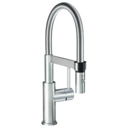 Villeroy & Boch Villeroy & Boch K&uuml;chenarmatur Steel Expert Compact, Edelstahl, Metall, 4.2x40x22 cm, herausziehbare Sp&uuml;lbrause, schwenkbarer Auslauf 360&deg;, K&uuml;chen, K&uuml;chenausstattung, K&uuml;chenarmaturen