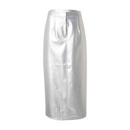 Vila Skirt female Silver size 42