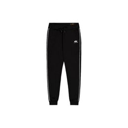 Alpha Industries Jogginghose Herren Gr&ouml;&szlig;e 35/36 schwarz / wei&szlig;