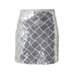 Y.A.S Yas Skirt 'YASCHEKKA' female Silver size S